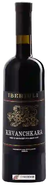 Iberiuli Khvanchkara Semi-Sweet Premium of Winery Shumi - Red wine of ...